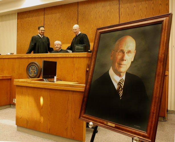 Former judge honored with portrait | News, Sports, Jobs - Daily Press